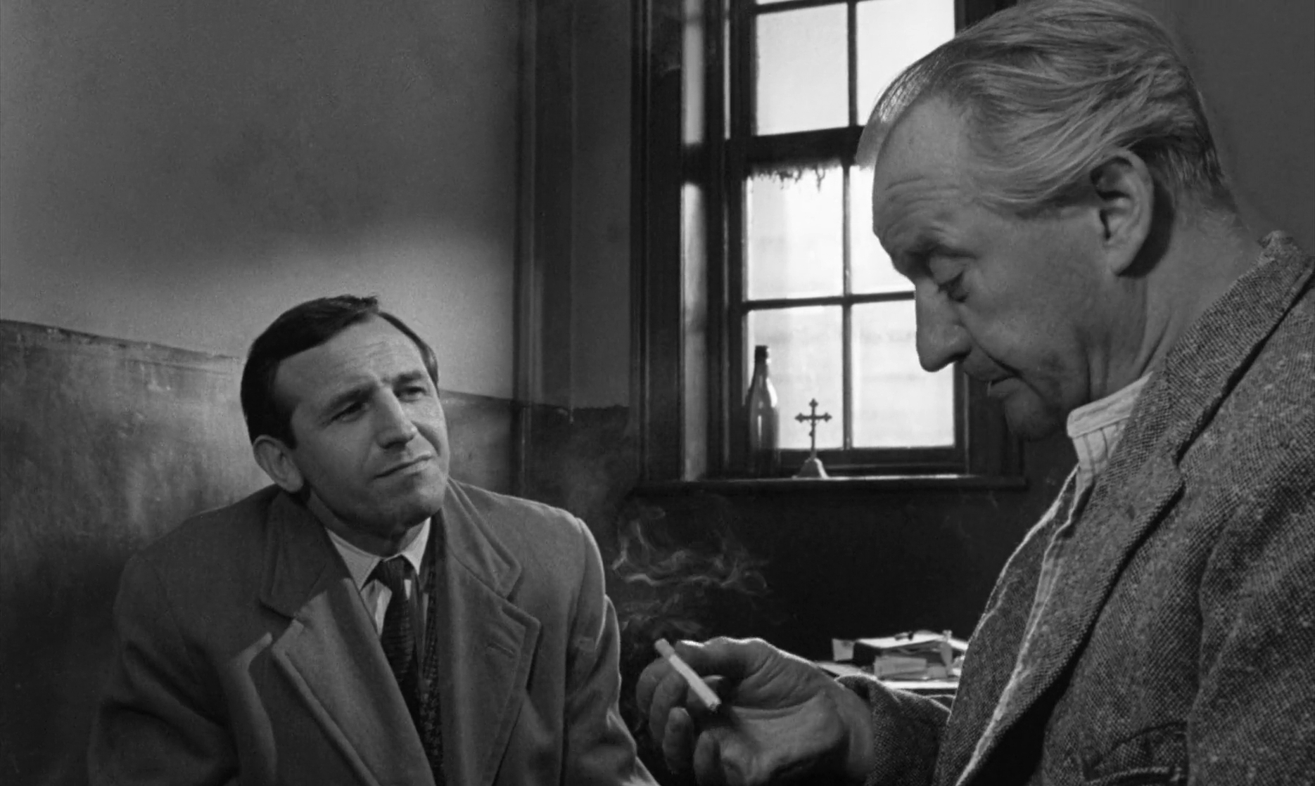 Leonard Rossiter and Eric Portman