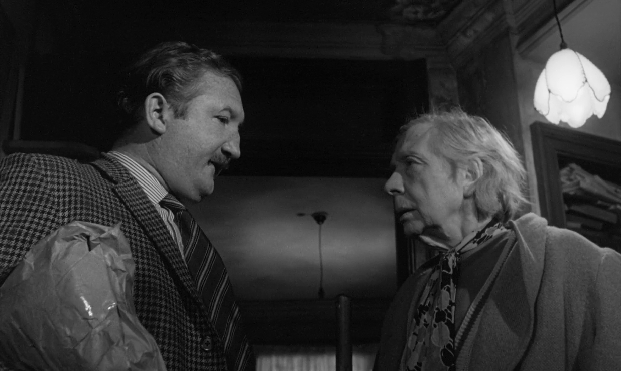 Ronald Fraser and Edith Evans