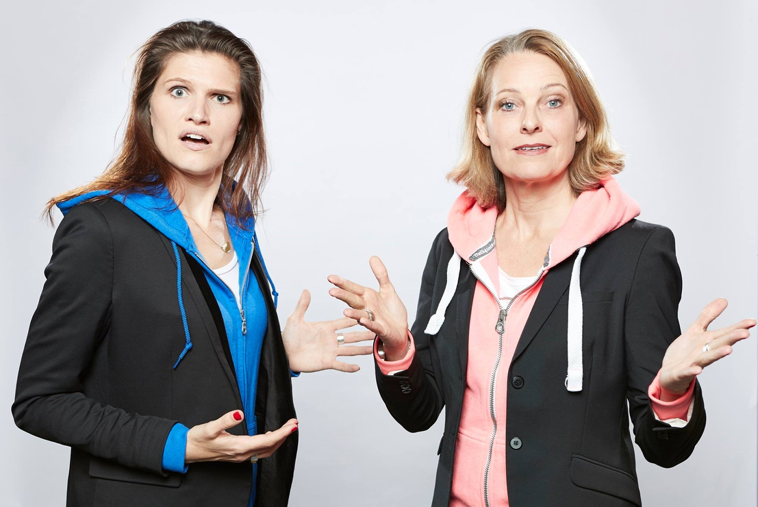 Léa Steinacker and Miriam Meckel