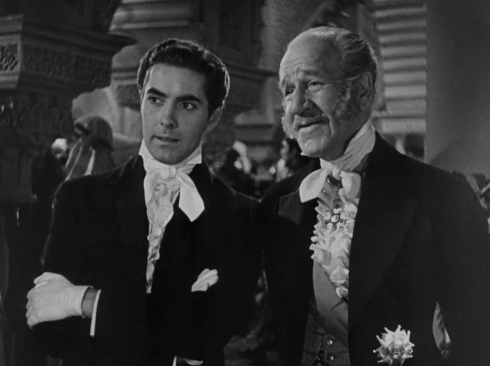 Tyrone Power and Henry Stephenson