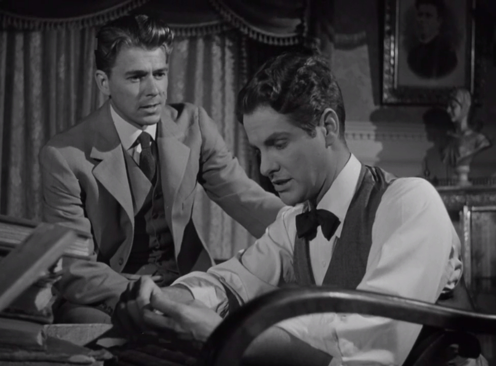 Ronald Reagan and Robert Cummings