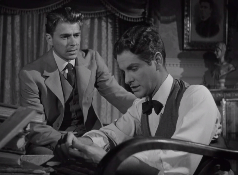 Ronald Reagan and Robert Cummings