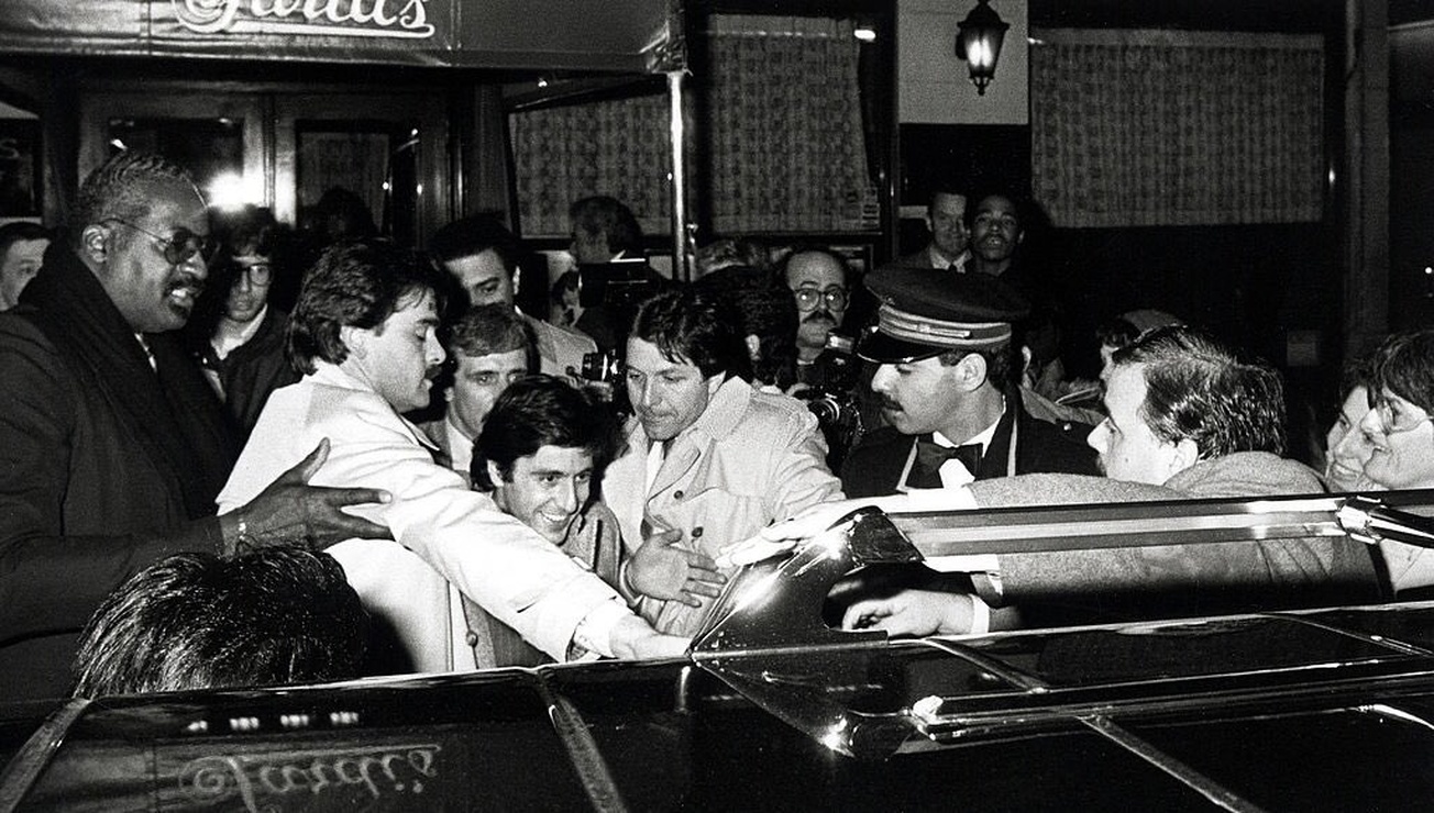 Scarface premiere in New York, 1983.