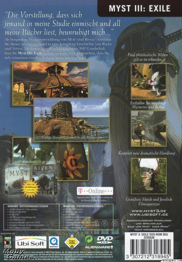Image of Myst III: Exile