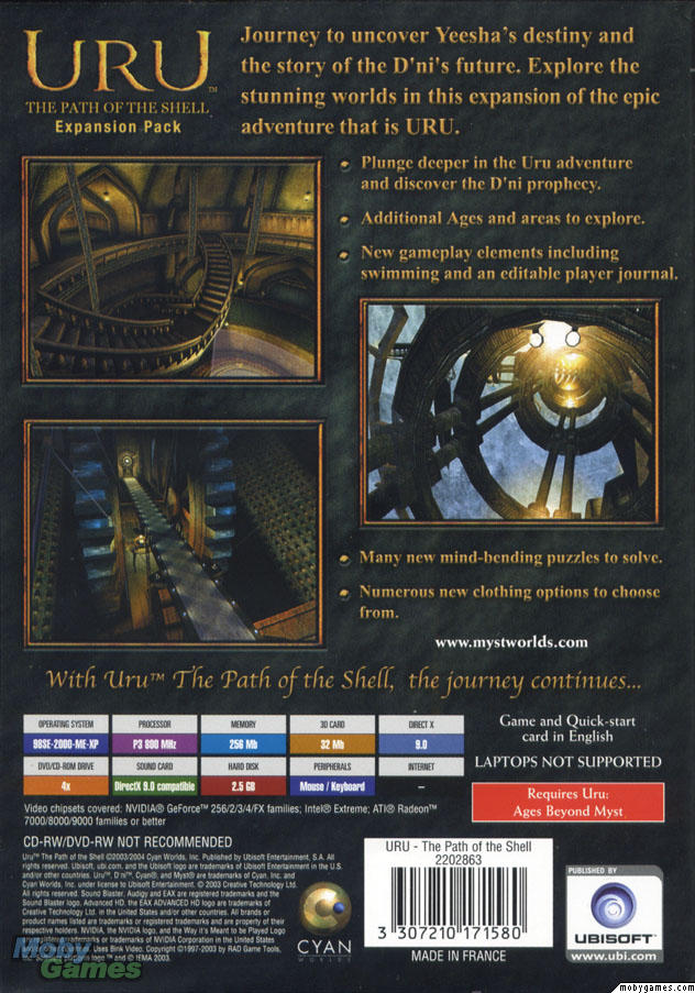 Picture of Uru: The Path of the Shell (Expansion)