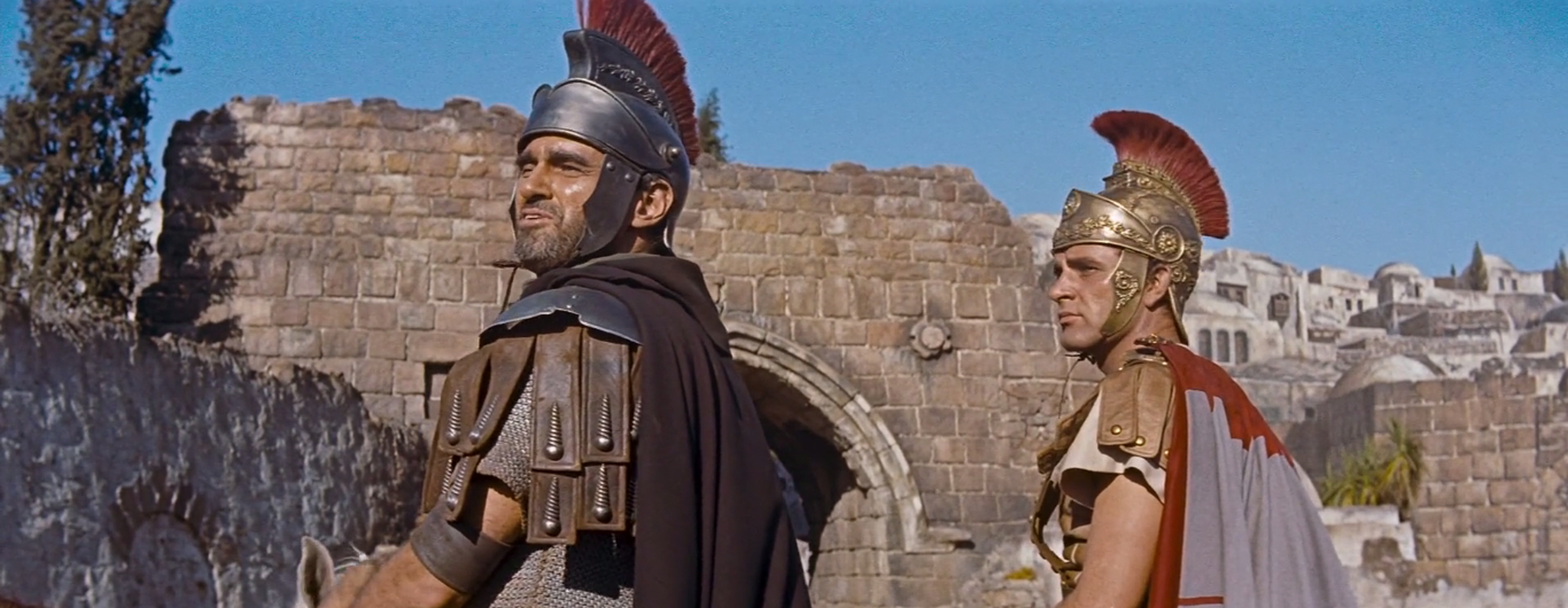 Jeff Morrow and Richard Burton