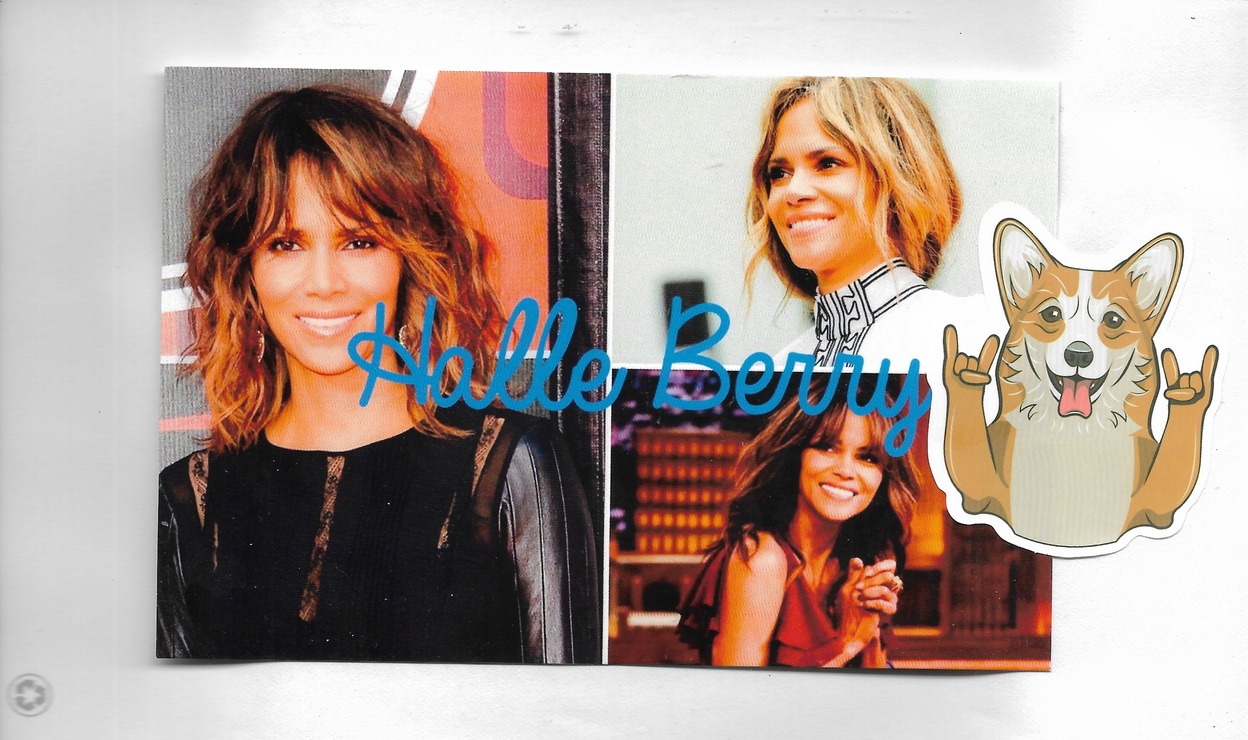 Halle berry , Carte postale Fizzer.