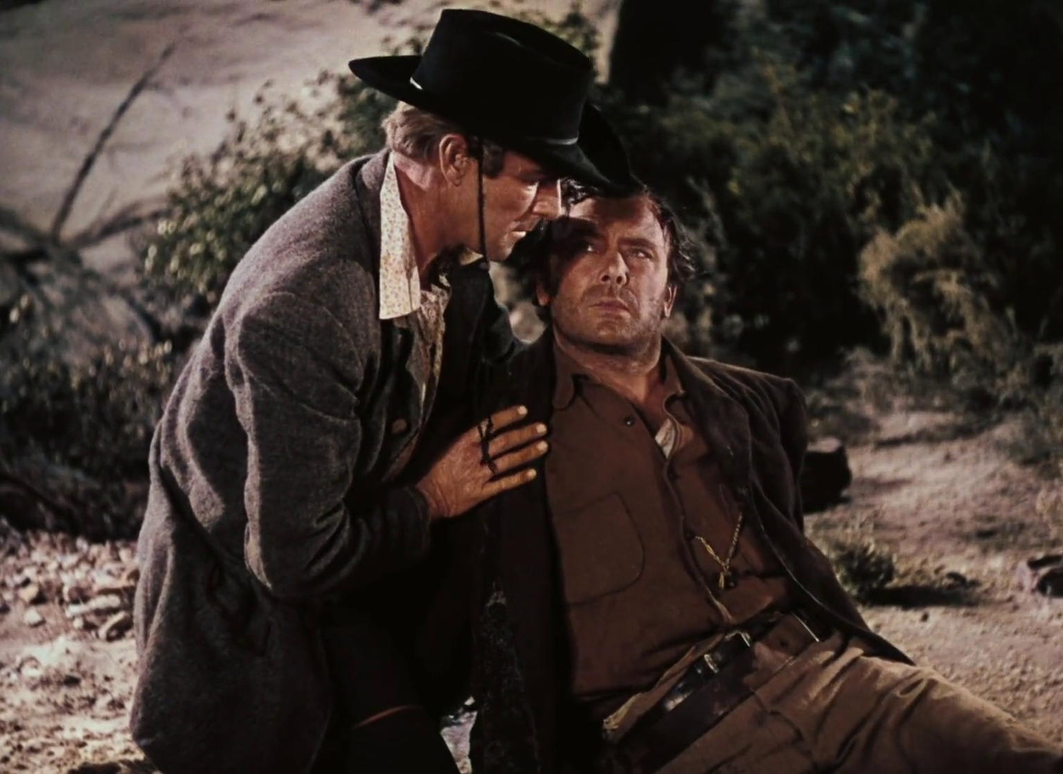Randolph Scott and Dean Jagger
