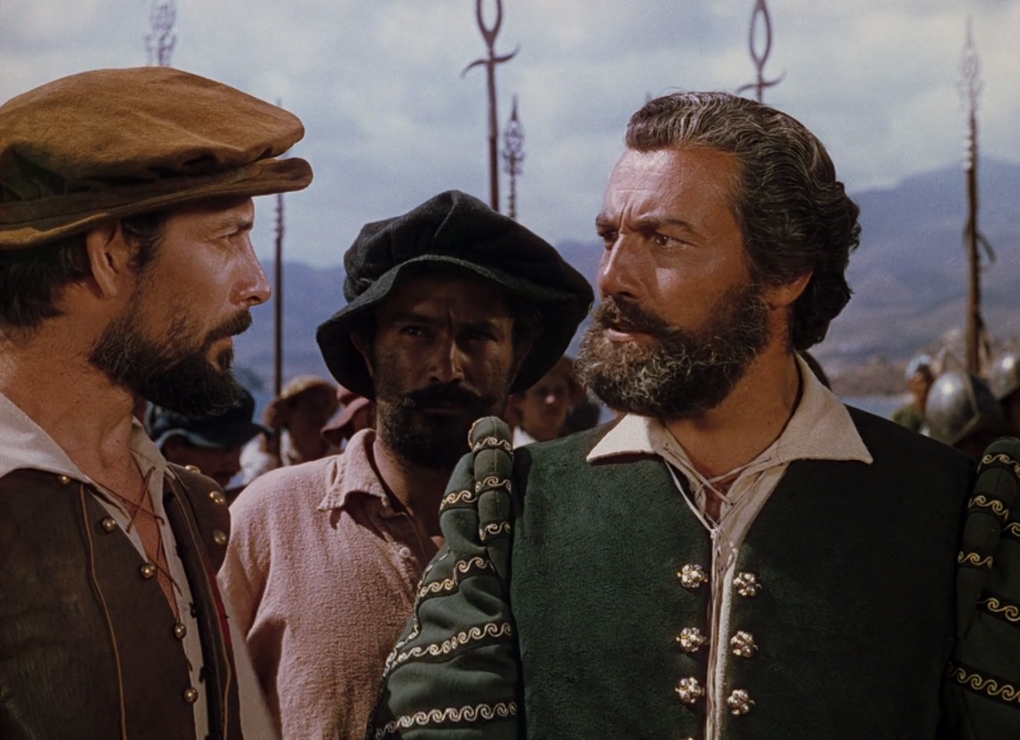 Reed Hadley and Cesar Romero