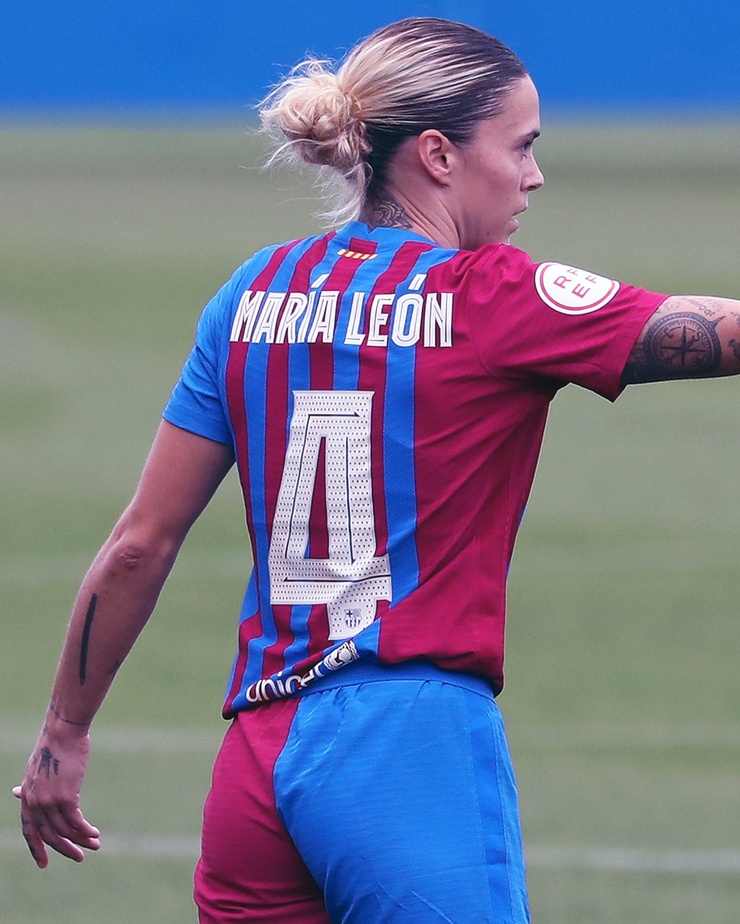 Mapi León back Barca