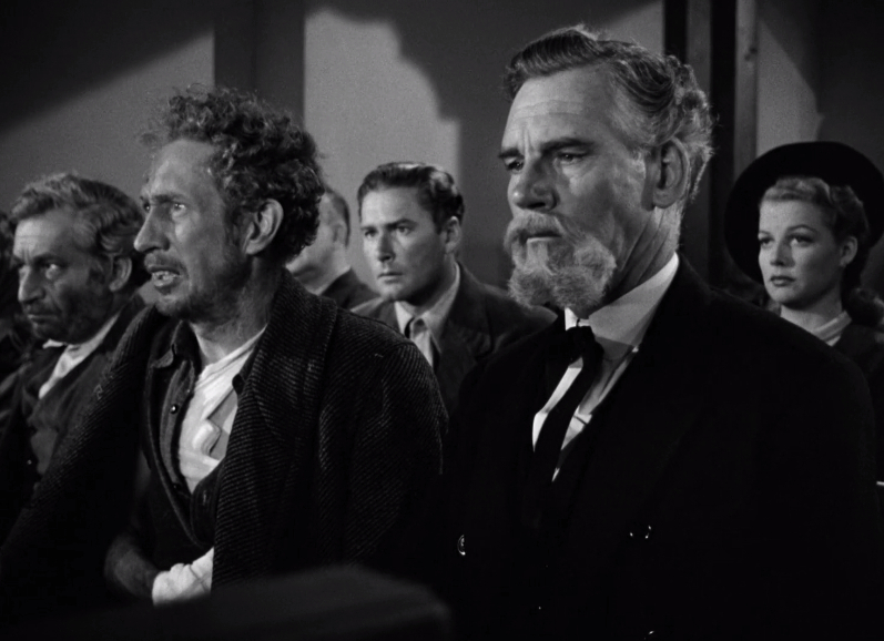 Tom Fadden and Walter Huston
