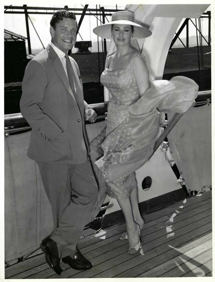 Anthony Steel, Anita Ekberg