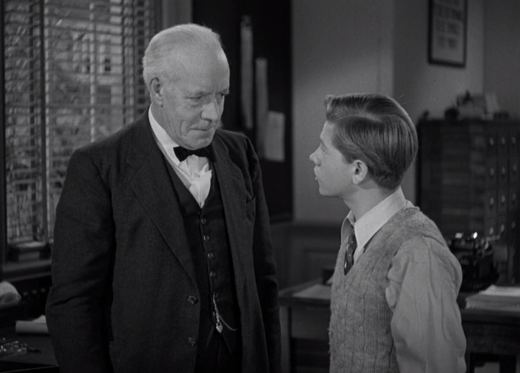 Lewis Stone and Mickey Rooney