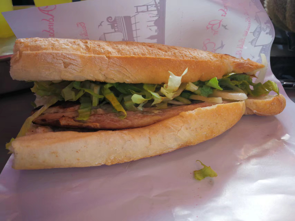 Turkish fish sandwich