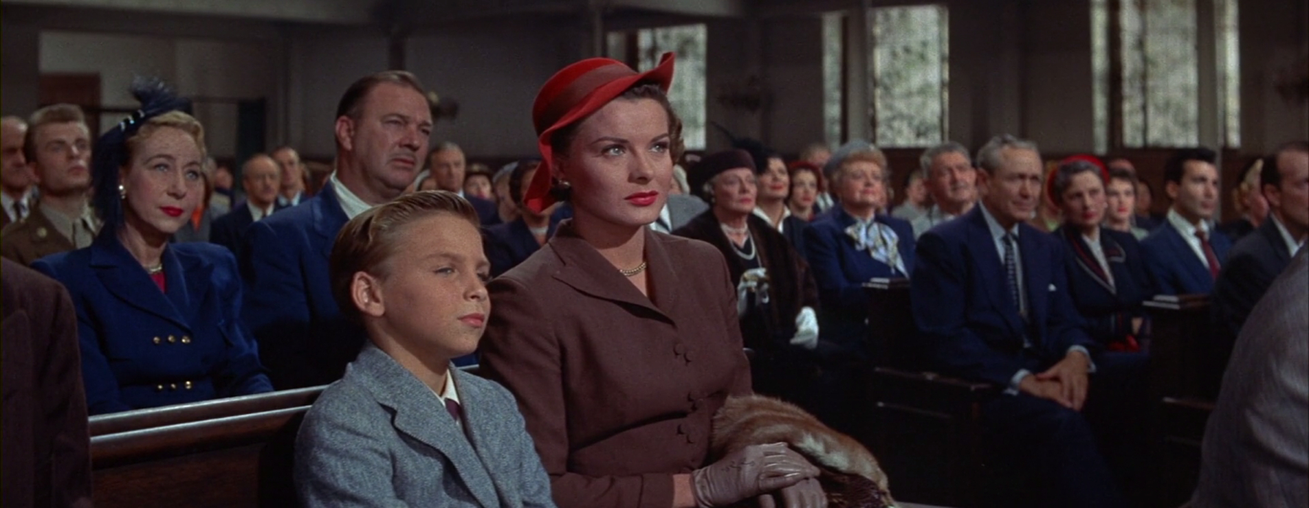 Billy Chapin and Jean Arthur