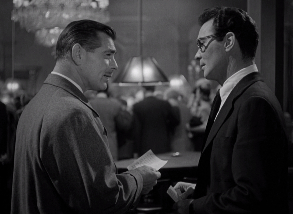 Clark Gable and Barry Sullivan