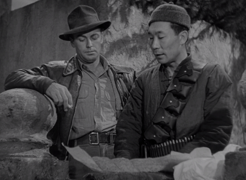 Alan Ladd and Philip Ahn