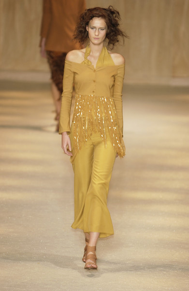 Romeo Gigli at Paris Fashion Week Spring 2002.