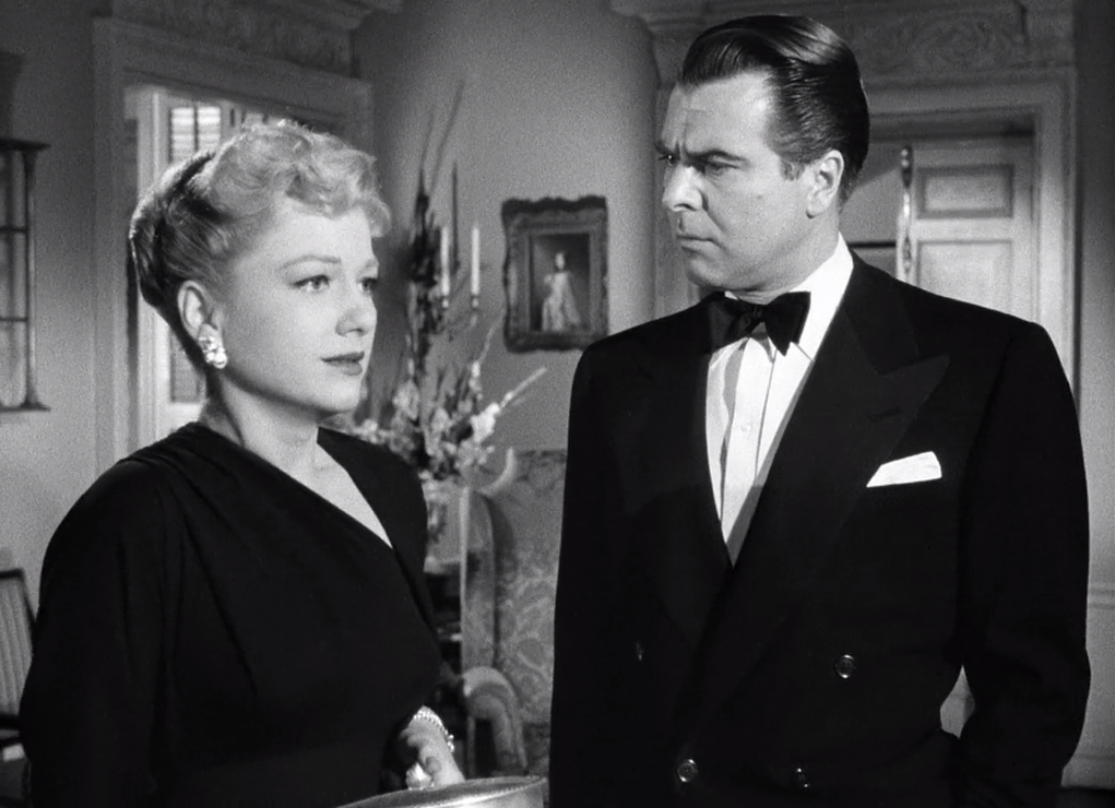 Anne Baxter and Roger Dann