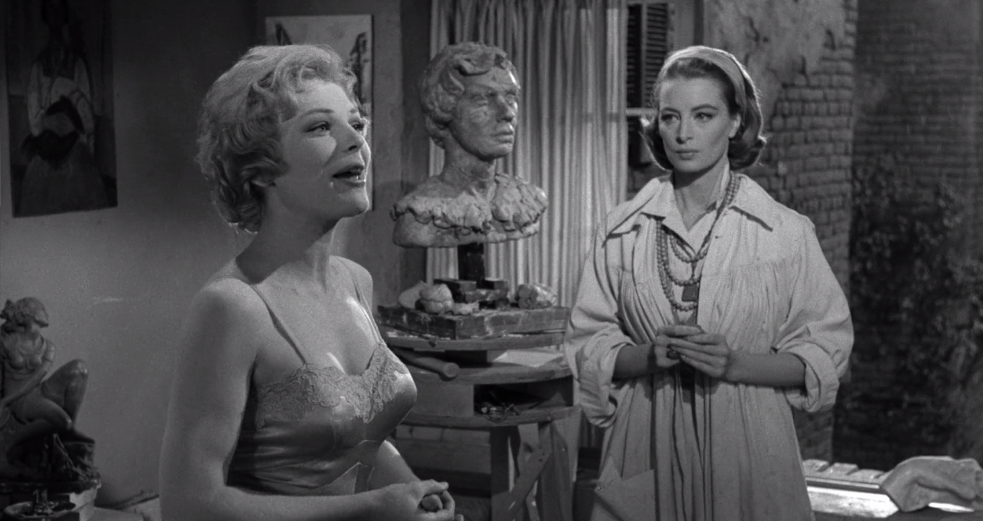 Joanna Moore and Capucine