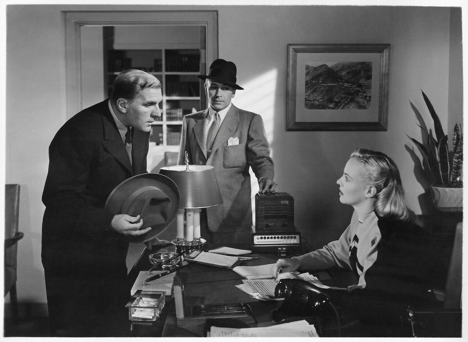 William Bendix, George Raft, Edna Ryan