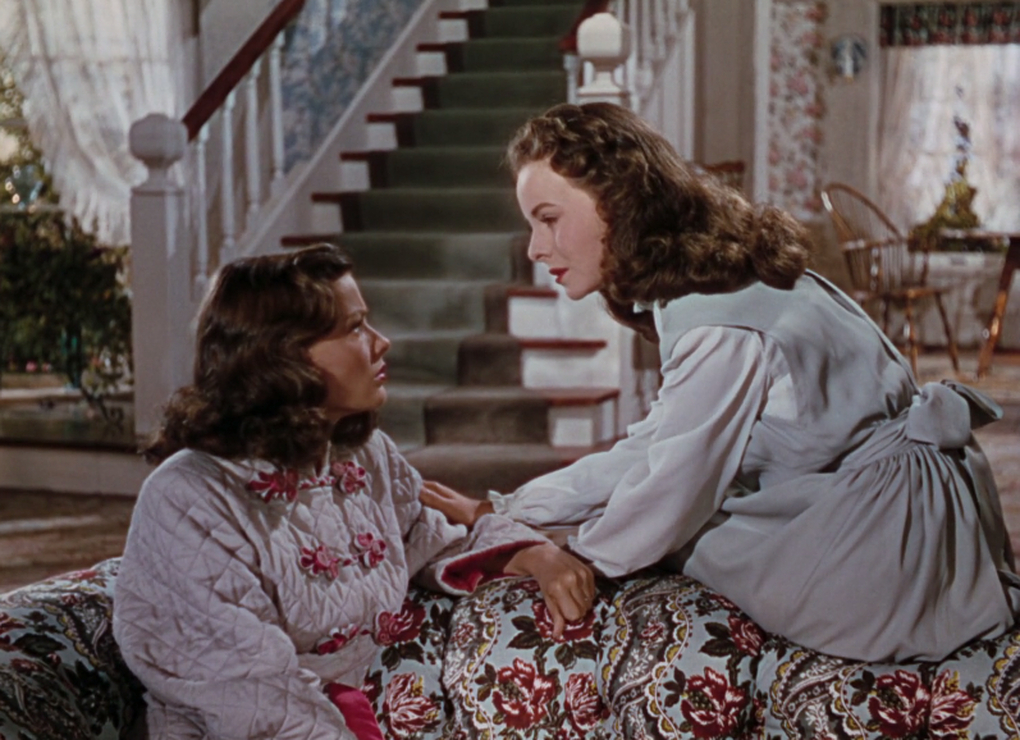 Gene Tierney and Jeanne Crain