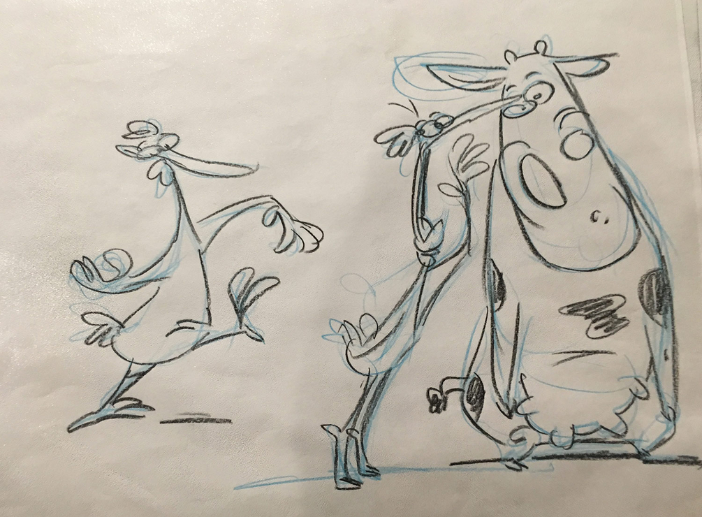 Picture of Cow and Chicken