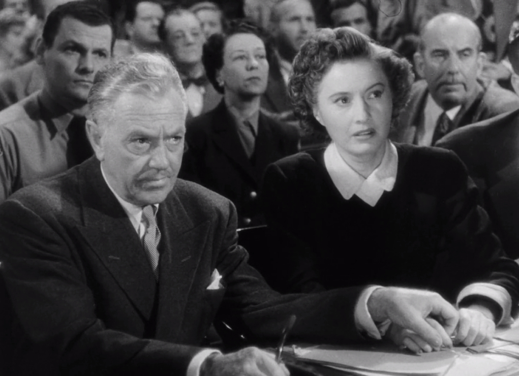 Stanley Ridges and Barbara Stanwyck