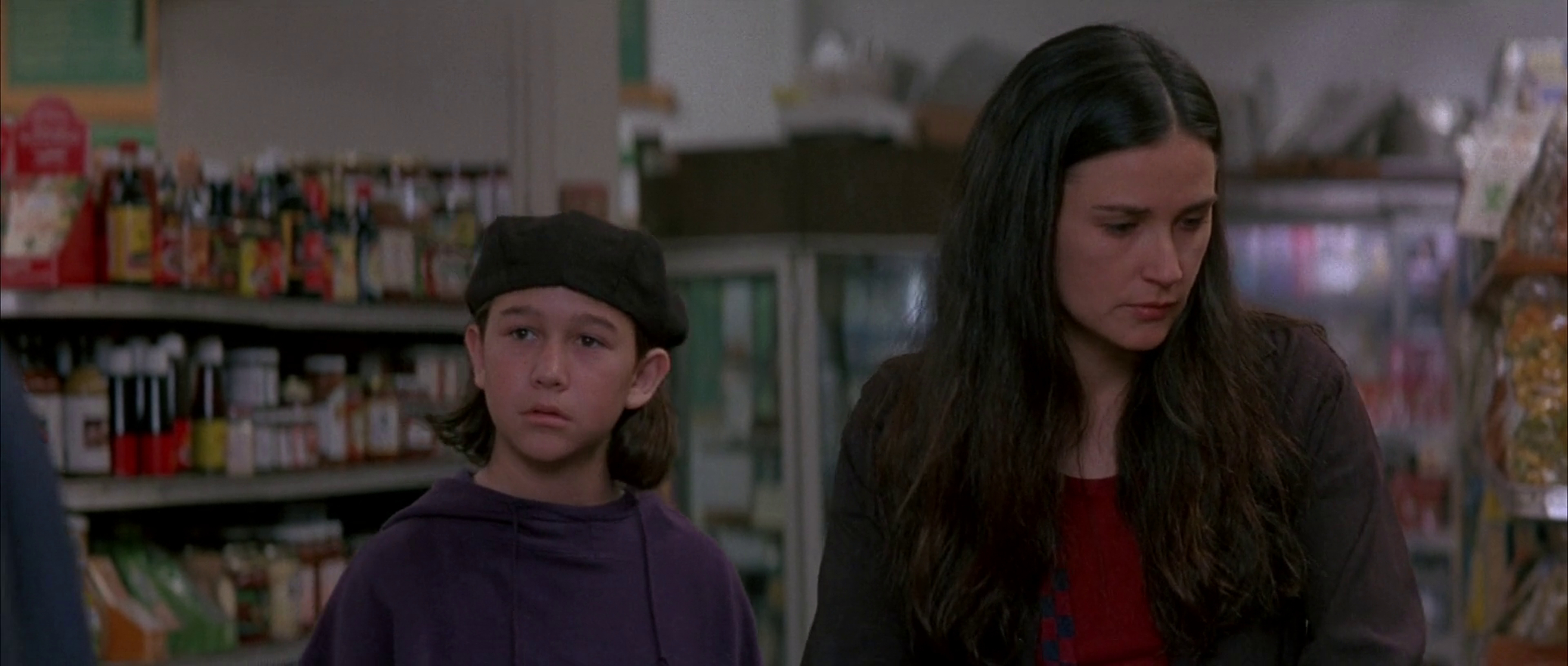 Joseph Gordon-Levitt and Demi Moore