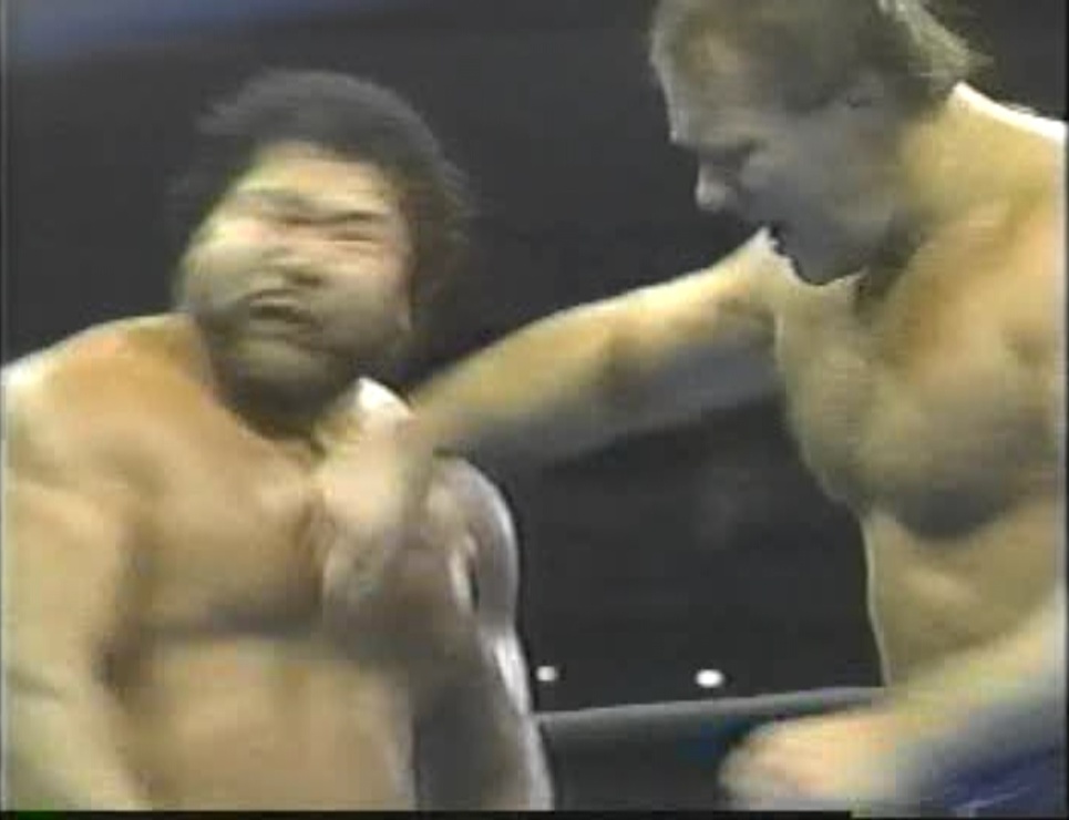 Masa Saito vs. Larry Zbyszko (1990/02/10) image