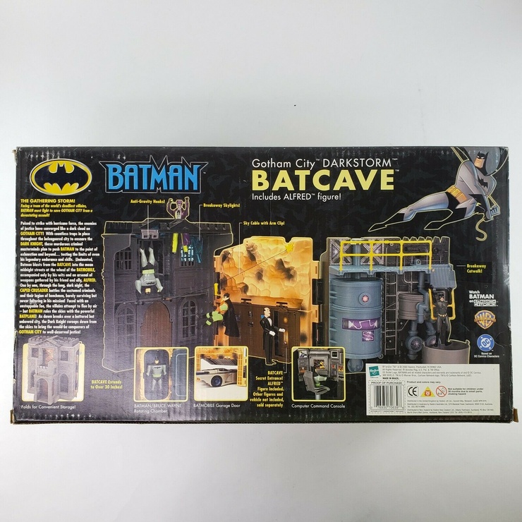 Picture of Hasbro Gotham City Darkstorm Batcave Playset with Alfred Figure