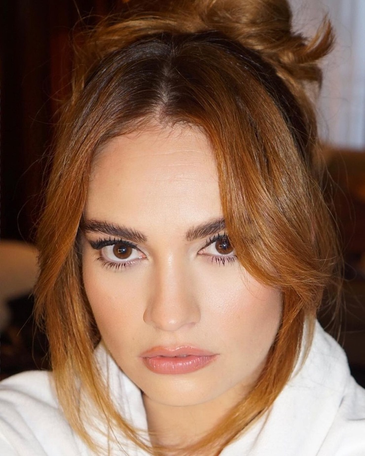 Lily James image