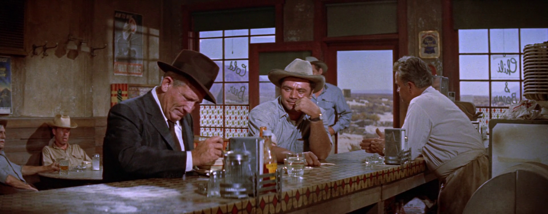 Spencer Tracy and Ernest Borgnine