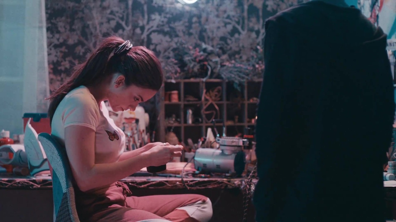 Lauren LaVera as Sienna in Terrifier 2