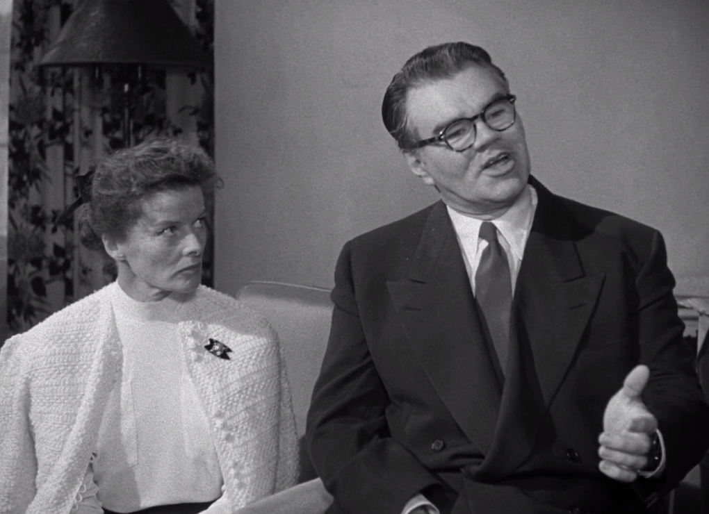 Katharine Hepburn and George Mathews