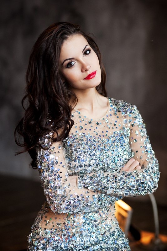 Russian presenter Katrina Gaysina
