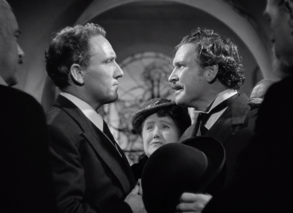 Spencer Tracy, Sara Allgood and Barton MacLane