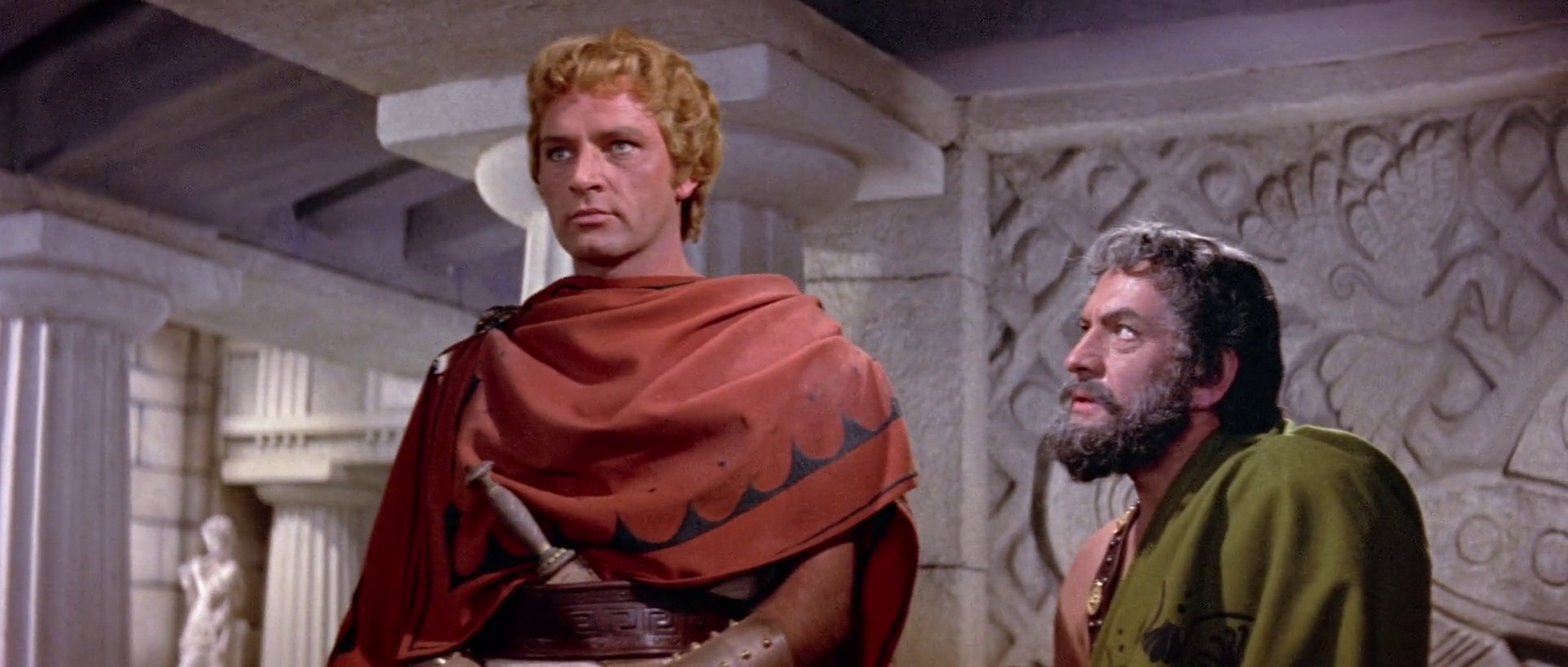 Richard Burton and Fredric March