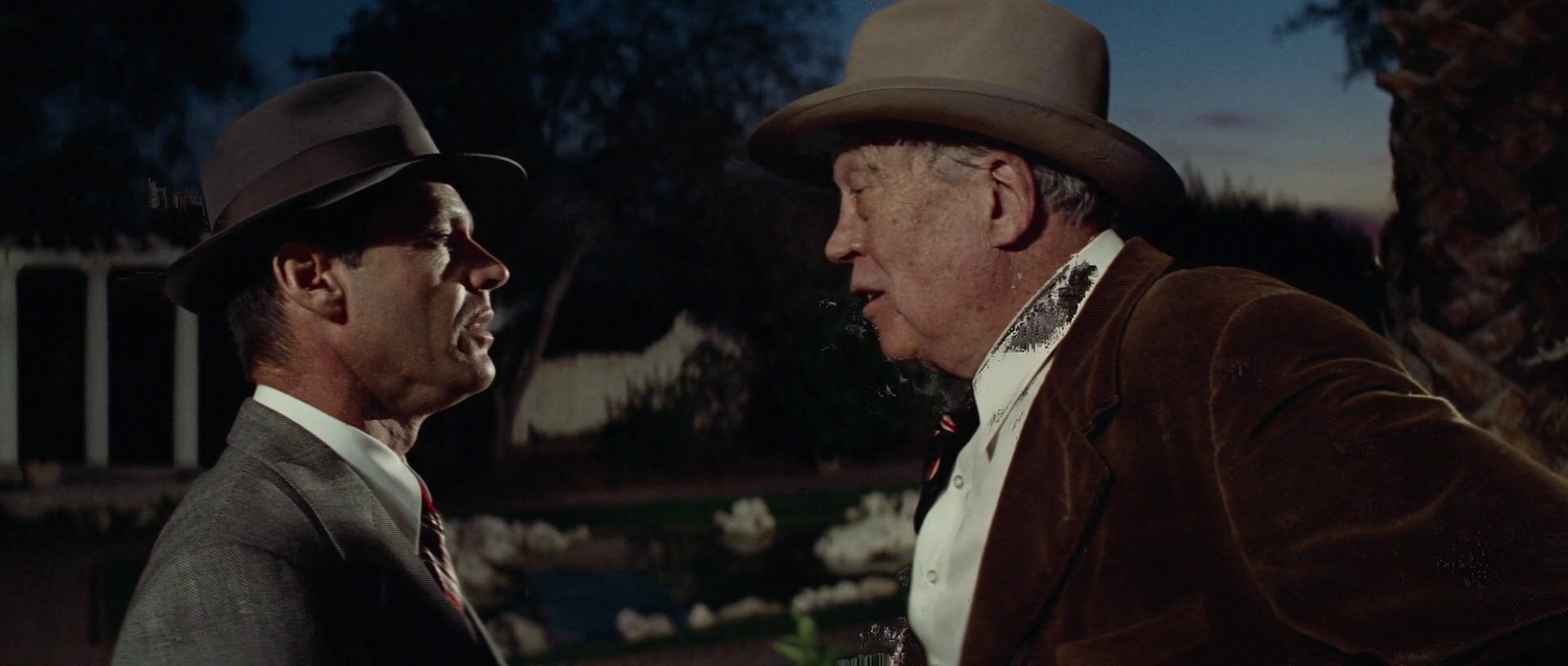 Jack Nicholson and John Huston