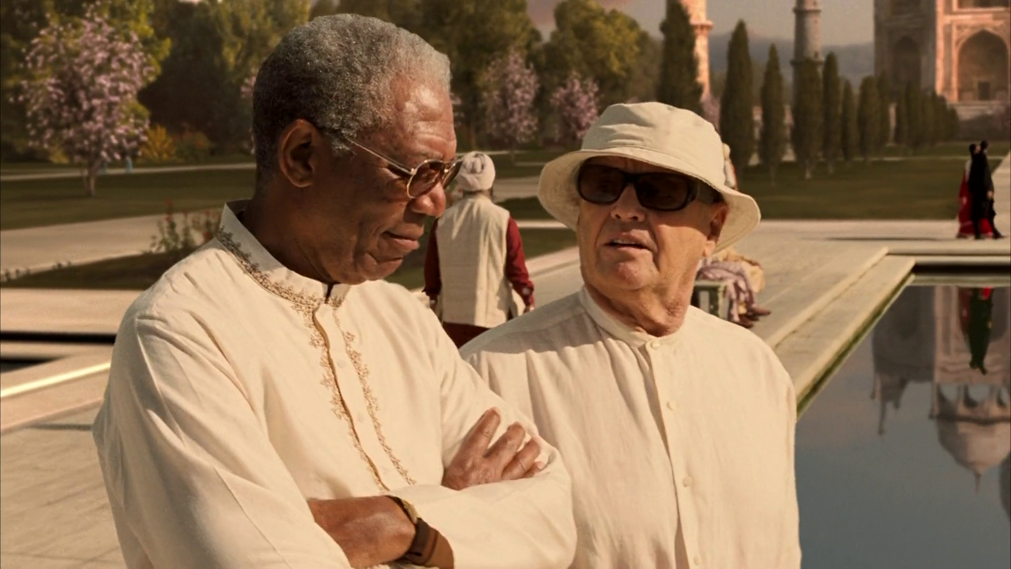 Morgan Freeman and Jack Nicholson