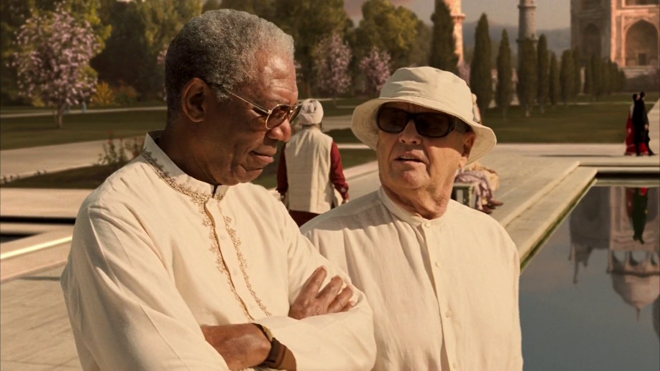 Morgan Freeman and Jack Nicholson