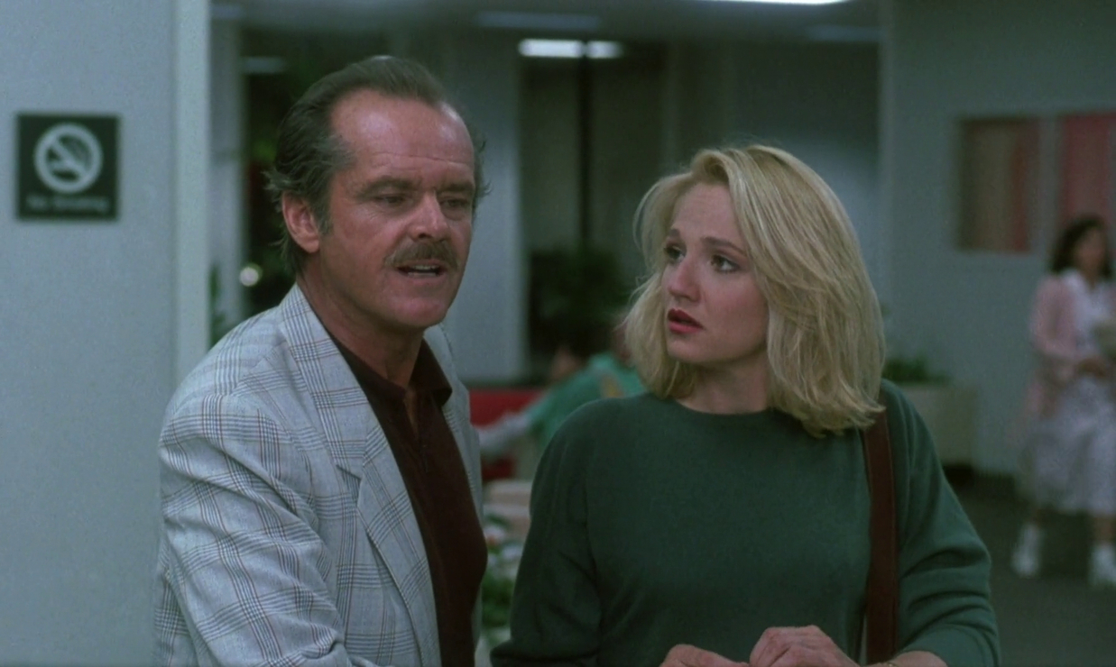 Jack Nicholson and Ellen Barkin