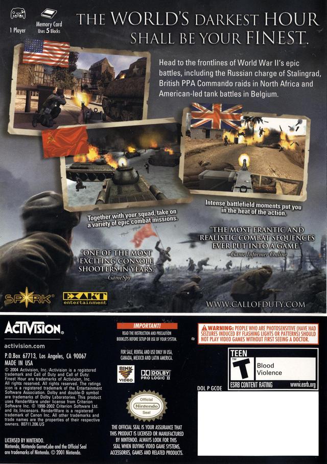 Picture of Call of Duty: Finest Hour
