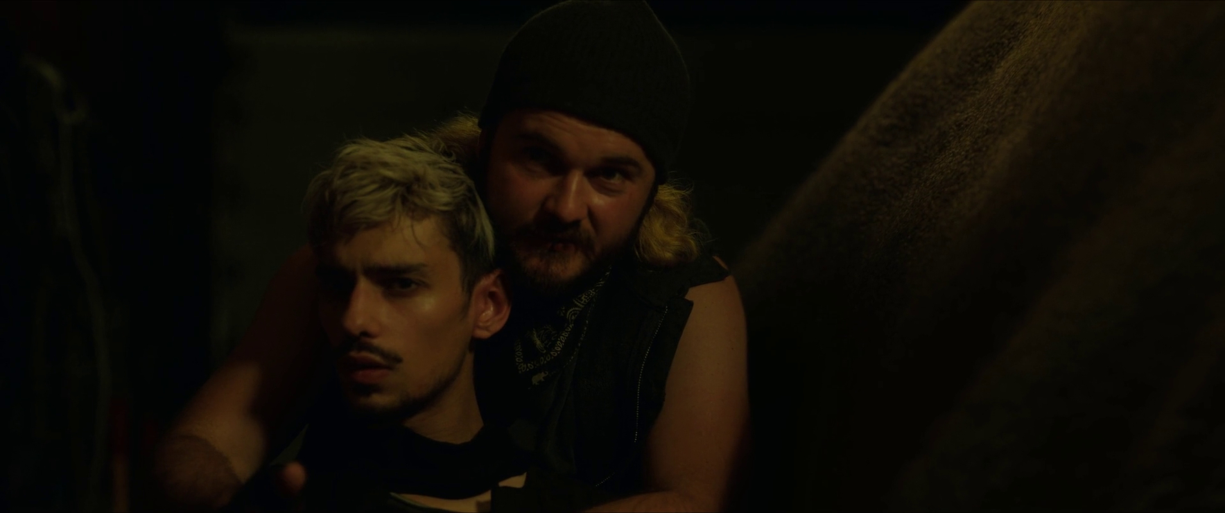 Devon Bostick and Daniel Henshall