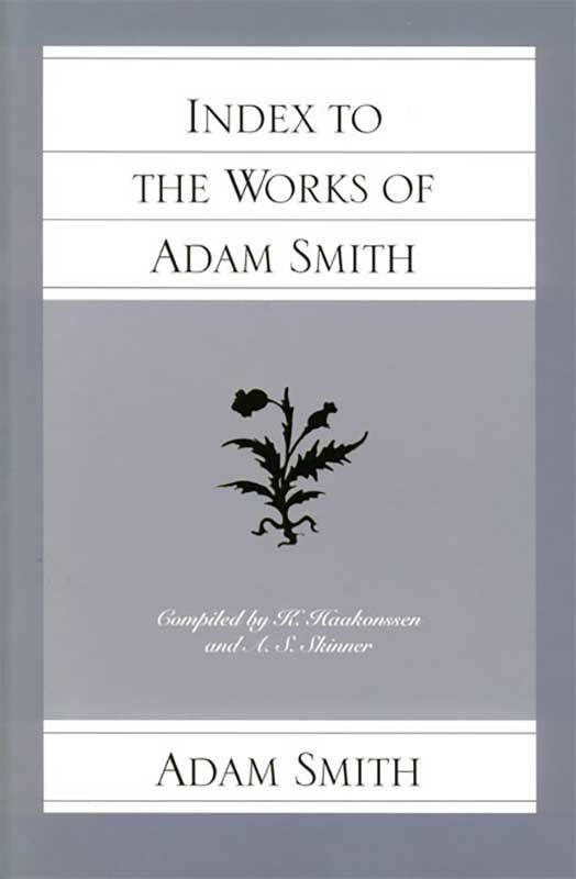 Picture of INDEX TO THE WORKS OF ADAM SMITH