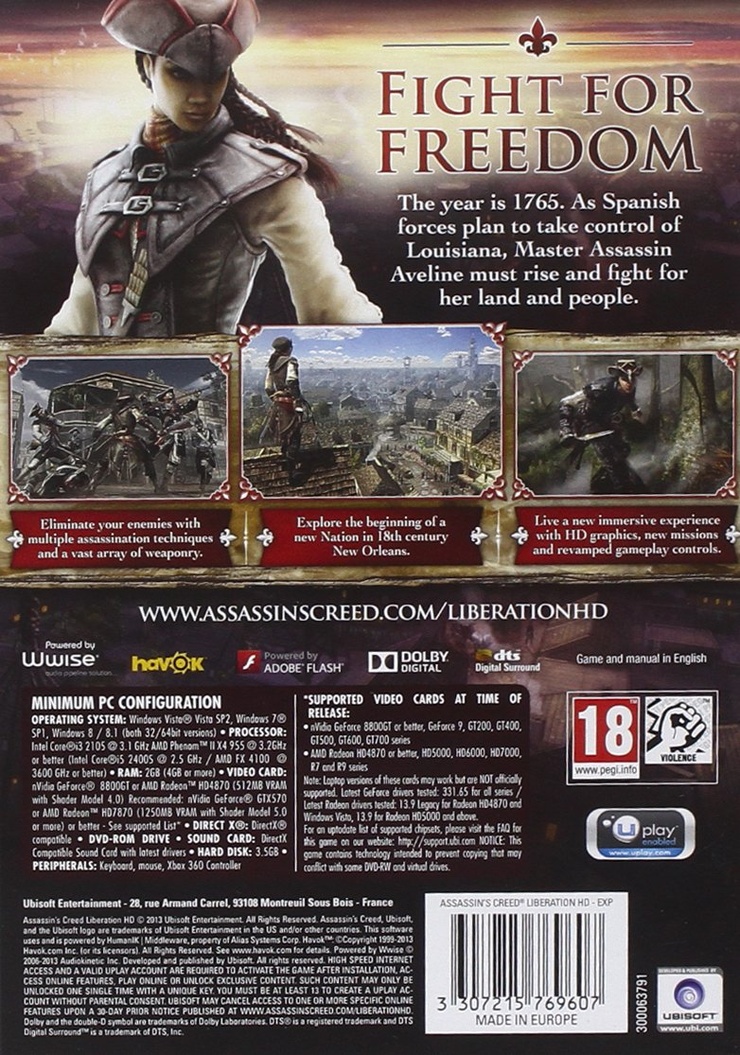 Picture of Assassin's Creed Liberation HD