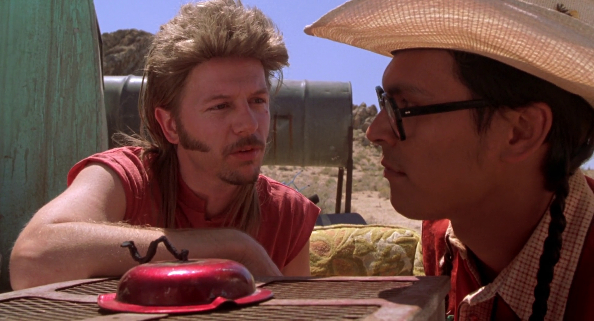 David Spade and Adam Beach