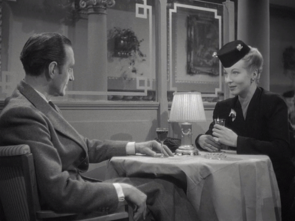 Basil Rathbone and Hillary Brooke