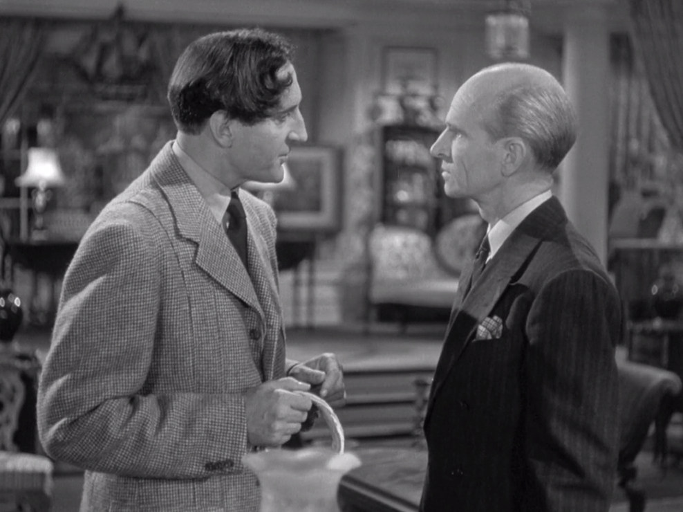 Basil Rathbone and Ian Wolfe