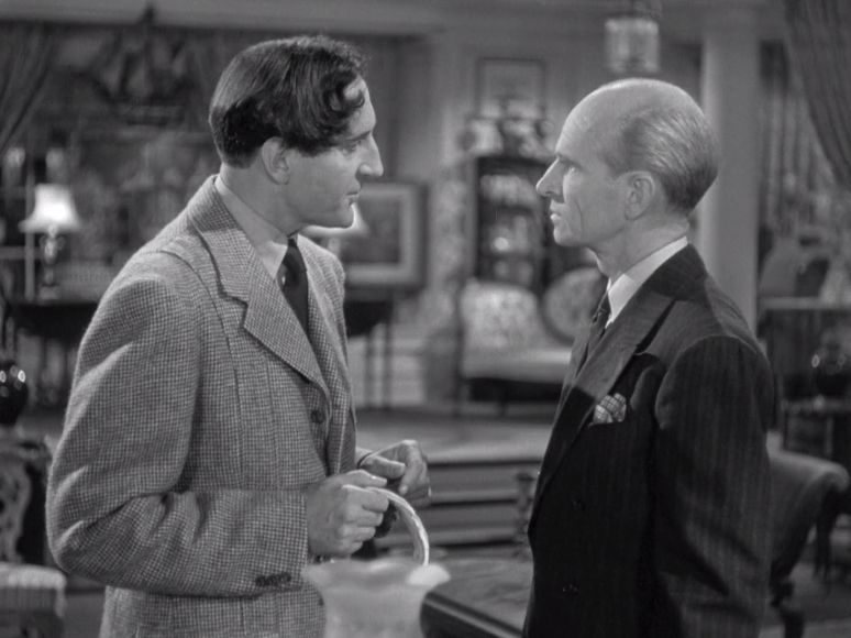 Basil Rathbone and Ian Wolfe